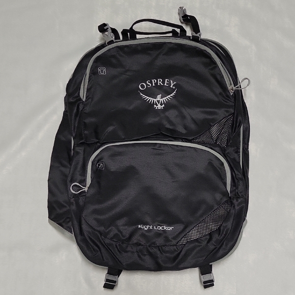 OSPREY | Bags | Osprey Flight Locker Black Backpack With Adjustable ...